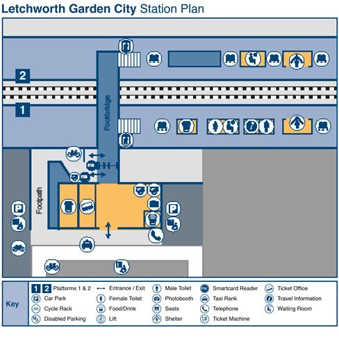 Letchworth Garden City Map Letchworth Garden City On Map Stock Photo